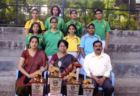 Bhavan’s Shuttlers lift the trophy in CBSE ZonalsThe U-16 girls of ...