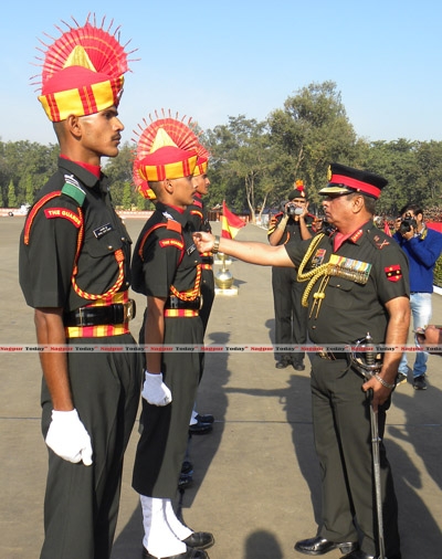 Lt. Gen Ashok Singh reviews guards regiment, passing out parade at ...