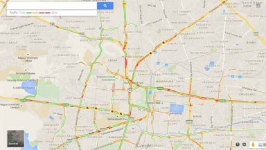 Nagpur included in Google Maps for live traffic data