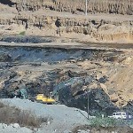 Earth bench caves in at WCL mine, lucky escape for crane operator ...