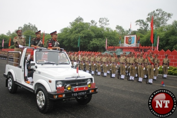 Passing out parade at NCC Officers Training Academy, Kamptee