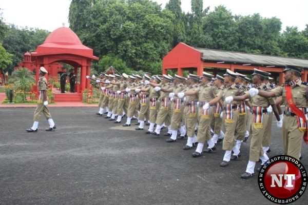 Passing out parade at NCC Officers Training Academy, Kamptee
