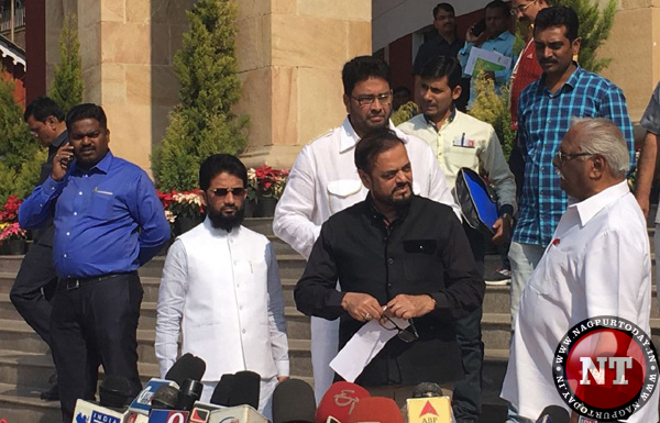 Abu Azmi and MLA Anil Gote of BJP clash angrily over 'Nationalism ...