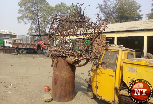 Special artifacts created by artists gathering dust in workshop ...