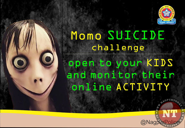 Nagpur police alert parents about Momo Challenge affecting kids Nagpur police alert parents about Momo Challenge affecting kids