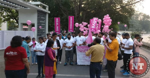 ‘Pink Walk’ for breast cancer awareness held in Nagpur Nagpur Today ...