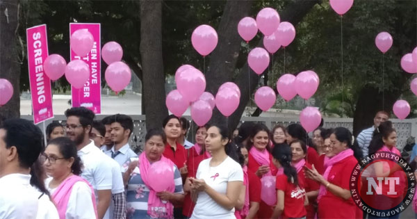 ‘Pink Walk’ for breast cancer awareness held in Nagpur Nagpur Today ...