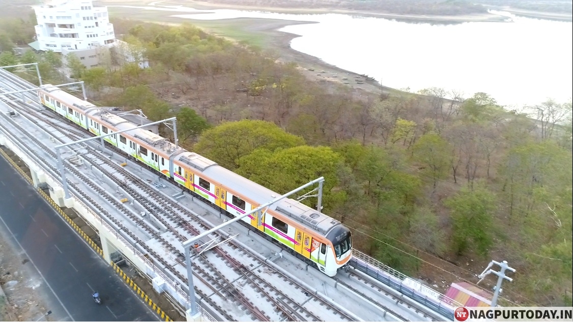 Drone cameras capture breathtaking views of Majhi Metro trial run ...