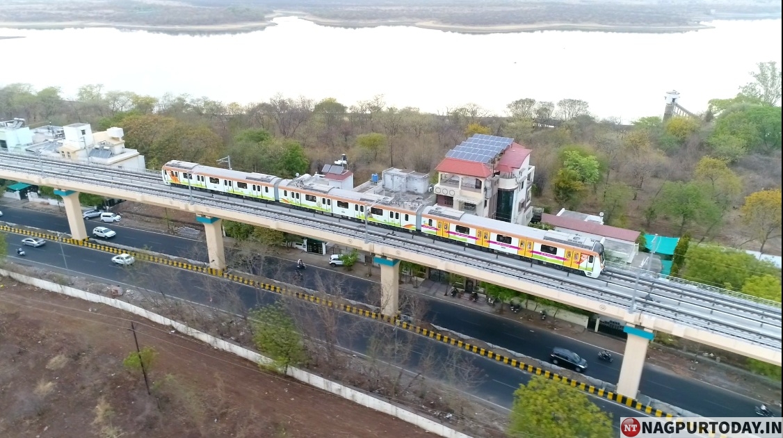 Drone cameras capture breathtaking views of Majhi Metro trial run ...