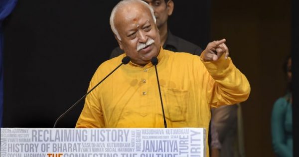''Bharat Hindu Rashtra hai'', RSS chief''s stunning declaration Nagpur ...