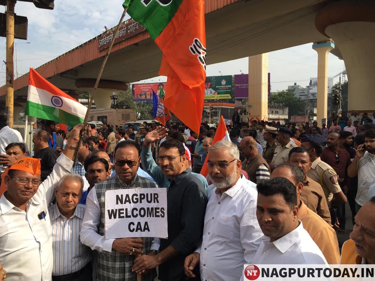 At pro-CAA rally, people gather in large number in Nagpur – Nagpur ...
