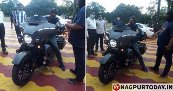 CJI Sharad Bobde poses on Harley Davidson in Nagpur Nagpur Today ...