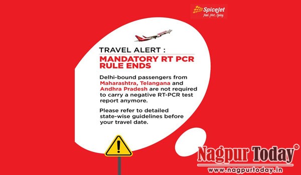 No Mandatory Negative Rt Pcr Report Required For Passengers Travelling