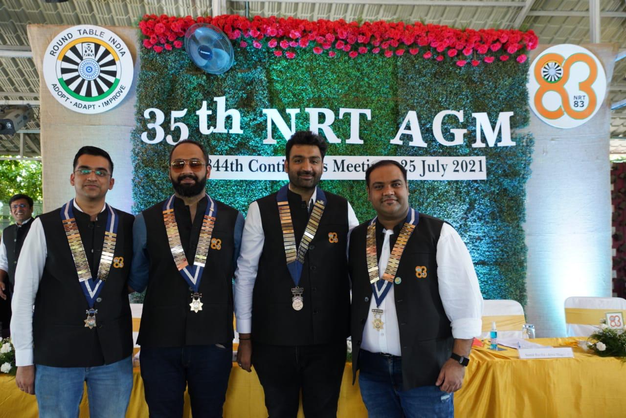 Ajay Chandwani elected new Chairman of Nagpur Round Table 83