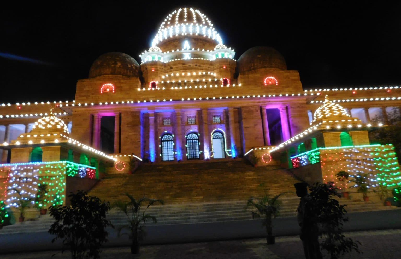 In Pics: Government offices lit up in tricolour on the eve of 75th I ...