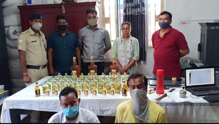 गोंदिया: अंतरराज्यीय शराब तस्करी , 2 धरे गए