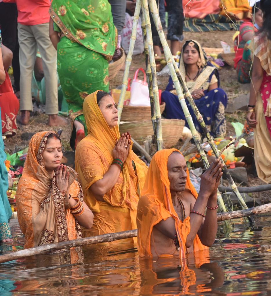 In Pics : Chatt Puja Celebration in Nagpur