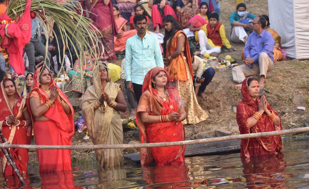 In Pics : Chatt Puja Celebration in Nagpur
