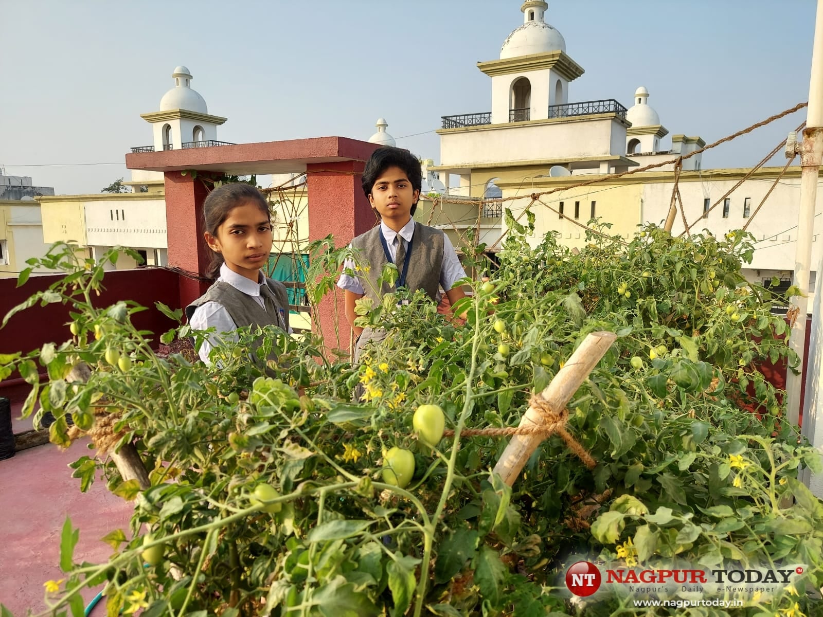 National selection of Dipali and Anjali Rathod's biological project in ...