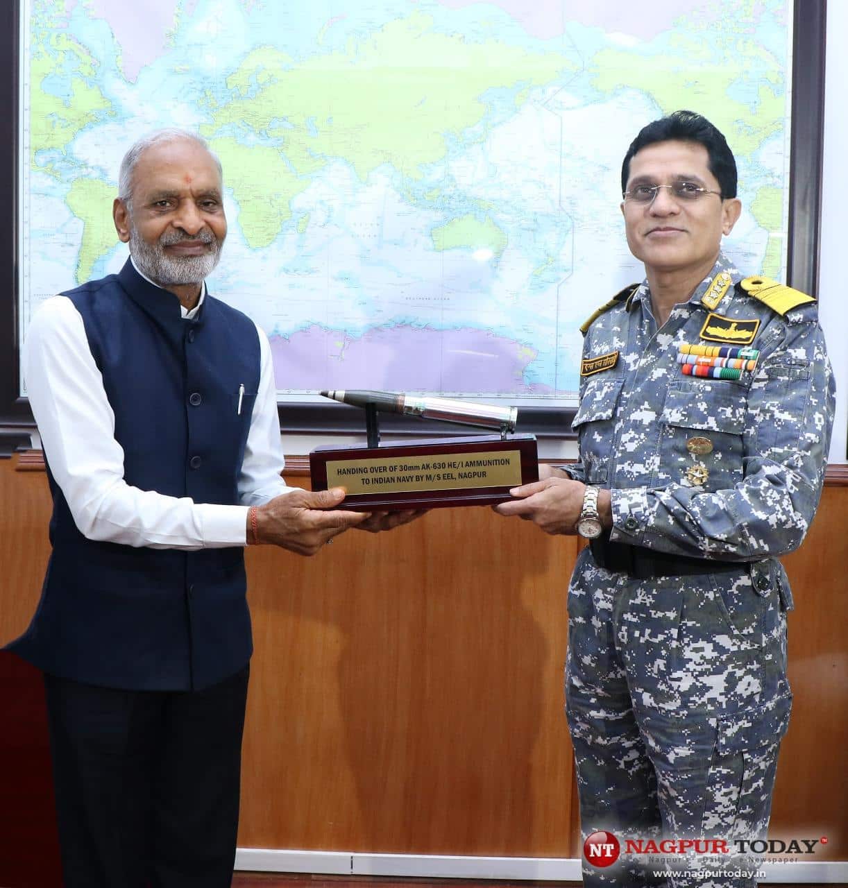 Major feat: Nagpur-based EEL hands over indigenous AK-630 gun ...