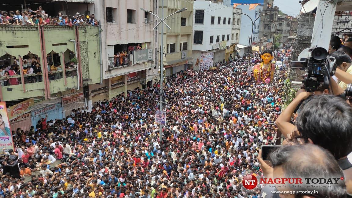Procession of Kali Pili Marbats Nagpur | Nagpur Today News
