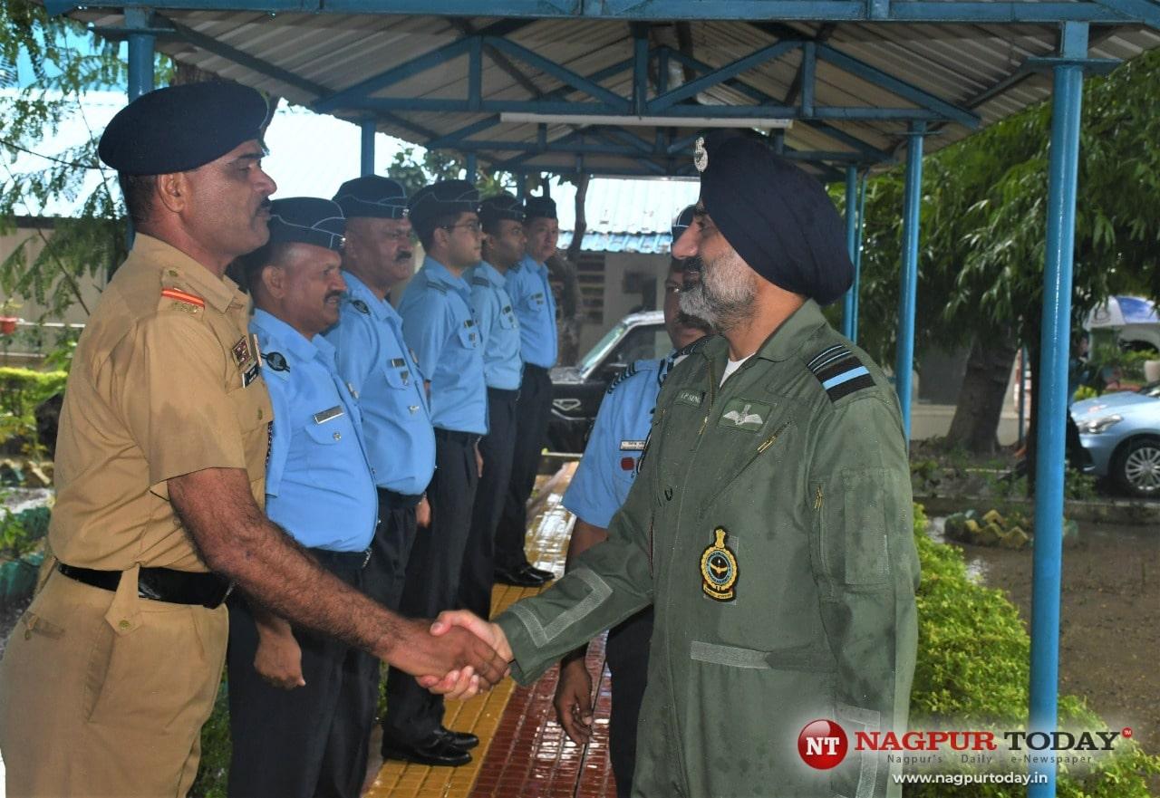 Air Marshal AP Singh visit Air Force station