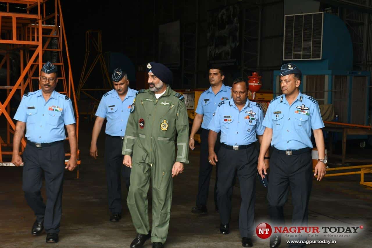 Air Marshal AP Singh visit Air Force station