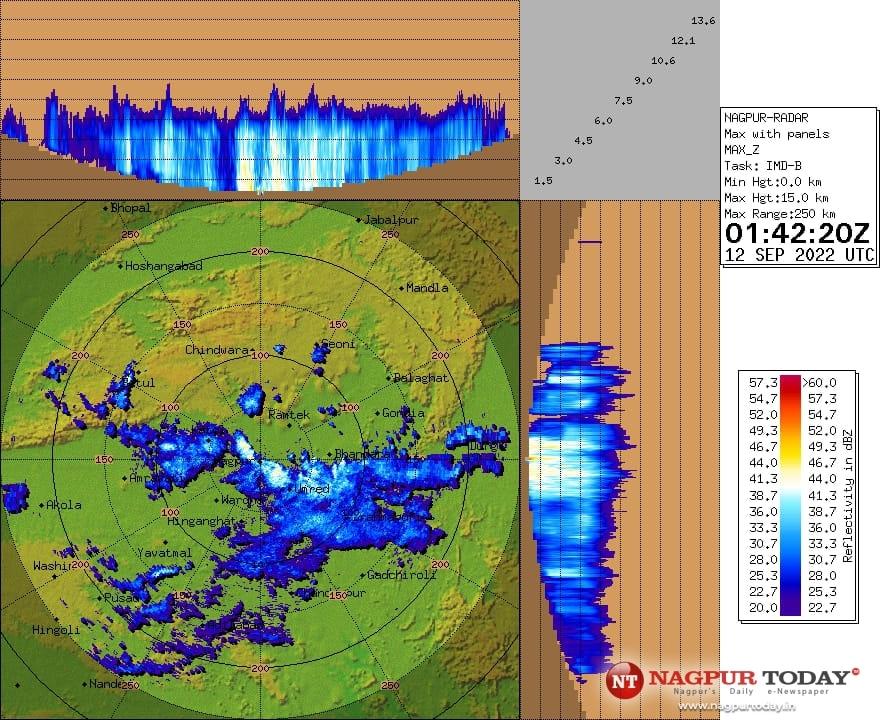 Nagpur wakes up to heavy rainfall, RMC issues warning