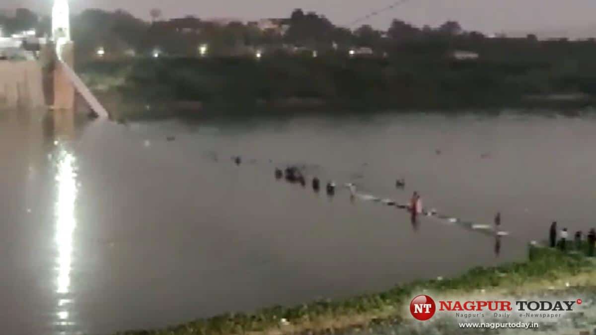 Video: 40 Dead In Gujarat Cable Bridge Collapse, Over 100 Feared Trapped