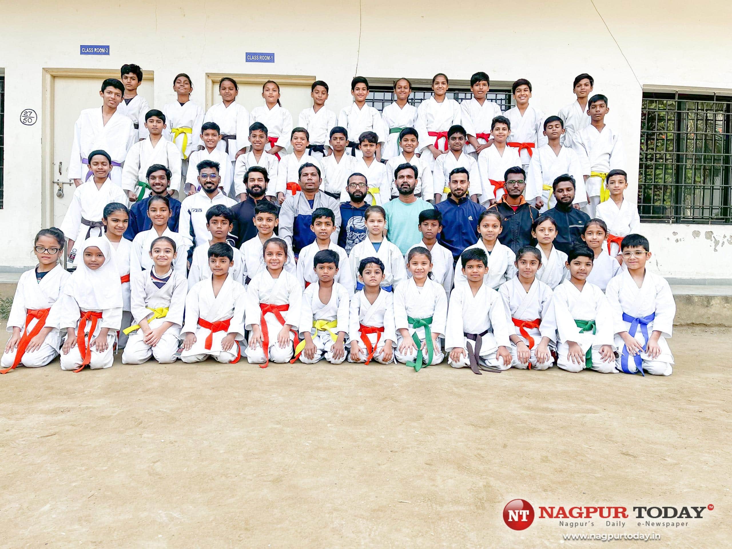 Karate players of NSKA Nagpur shine in district trials