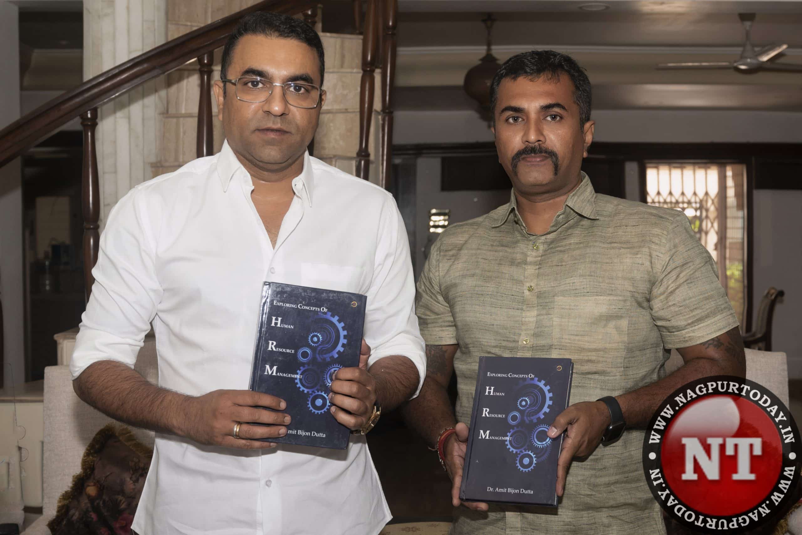 BJP MLA Sameer Meghe launches book "Exploring Concepts of Human Resource Management" by Dr Amit ...