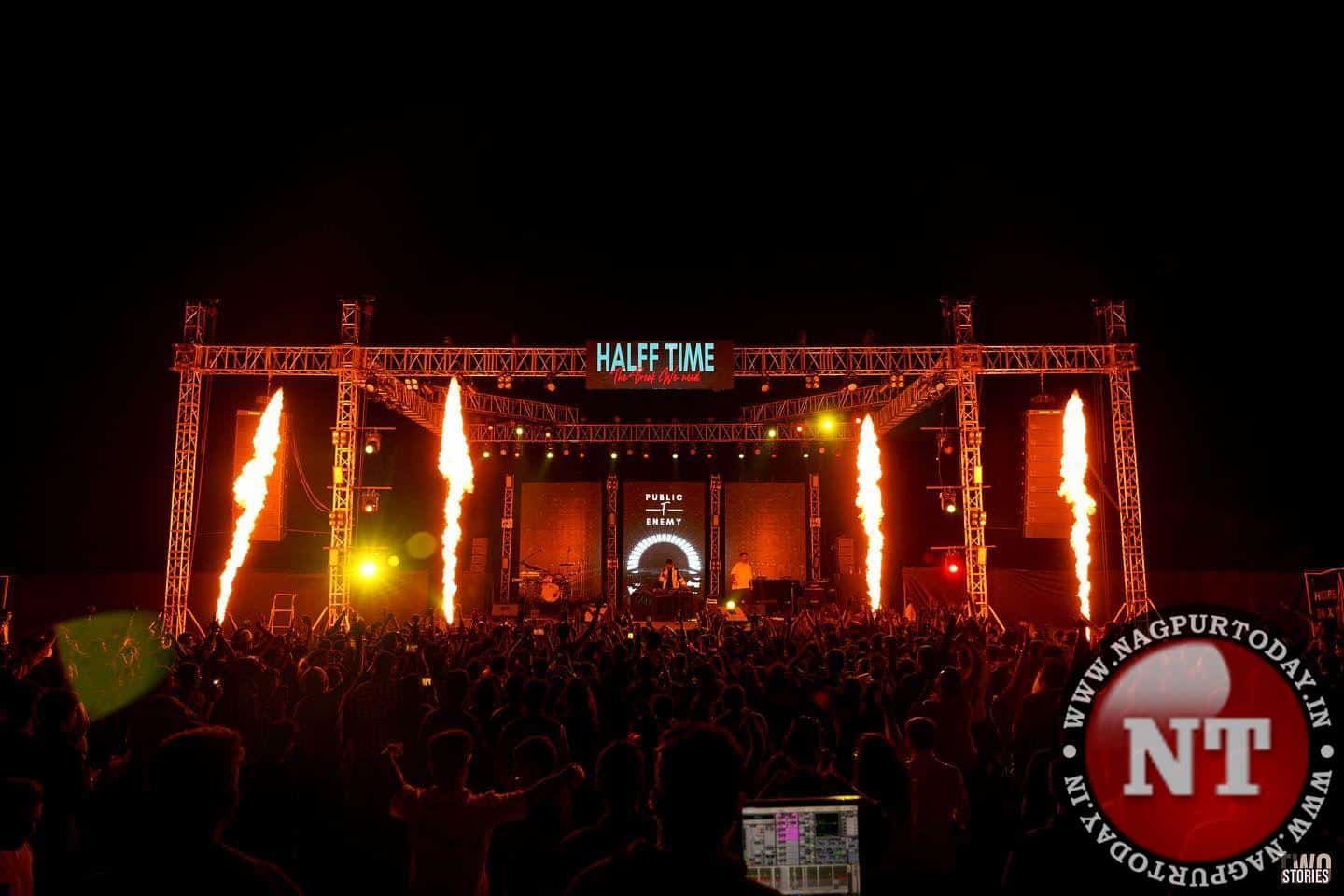 Halff Time's event raises the temperature in Nagpur!