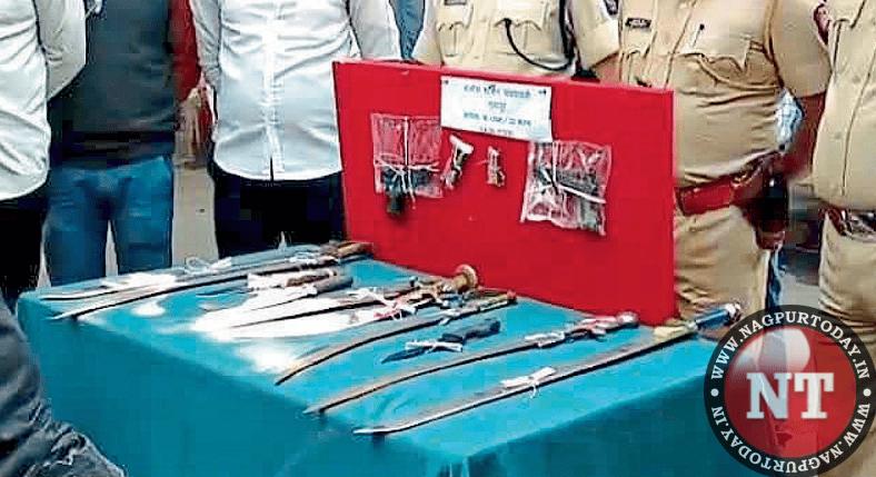 Cops raid house, seize two pistols, weapons in Pachpaoli