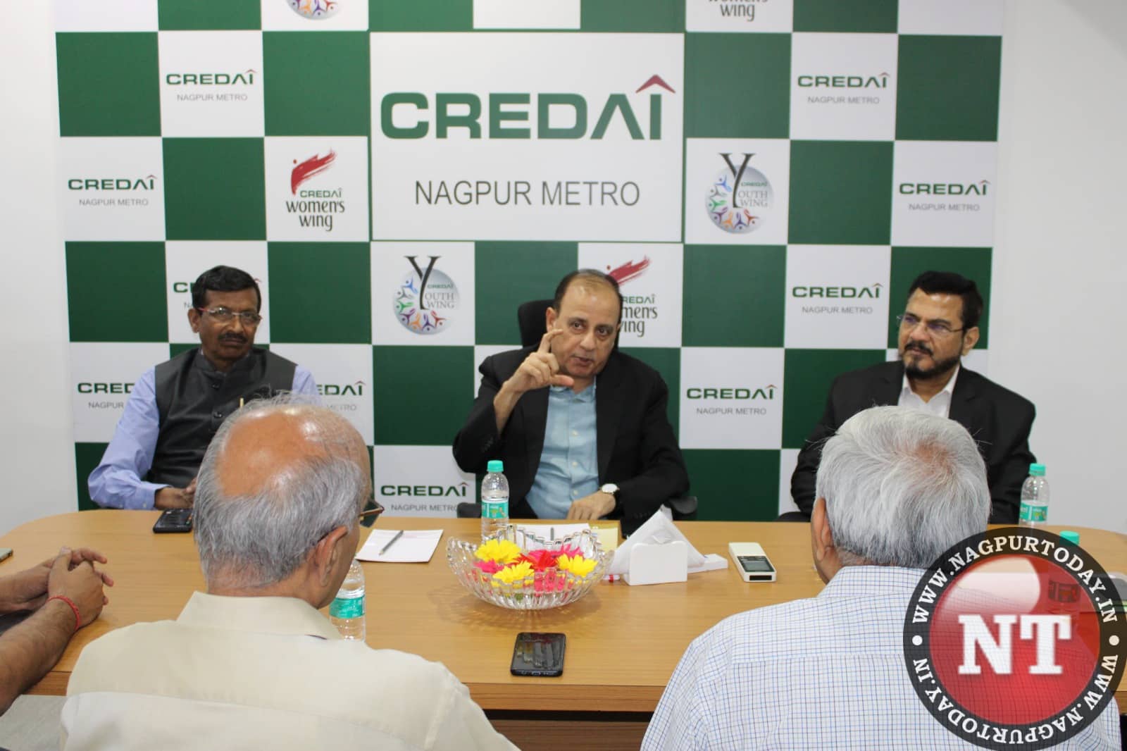 Chairman Maharera Ajoy Mehta Visited CREDAI Nagpur Metro