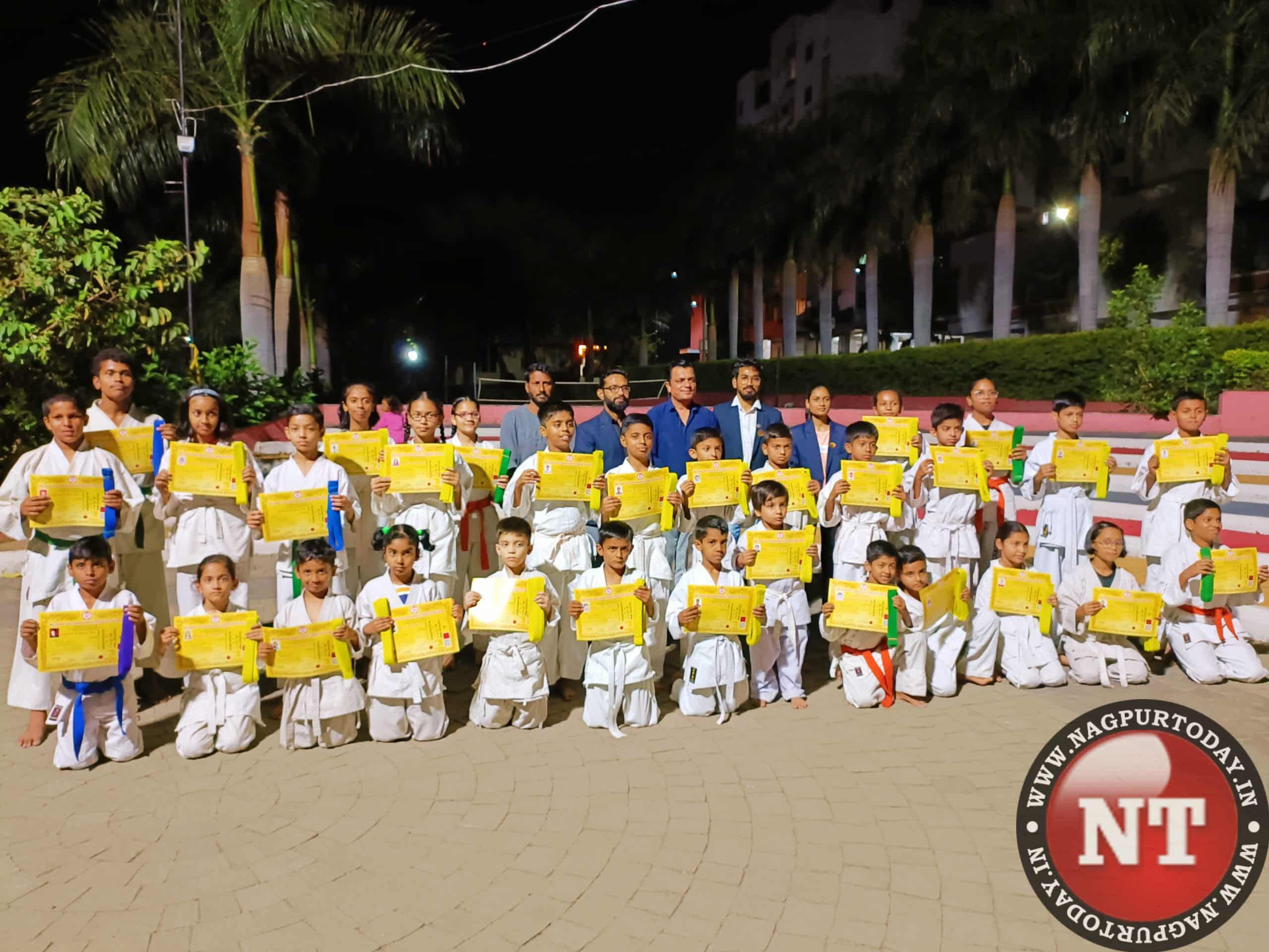 Shyam Karate Academy students clear Belt Gradation Exam successfully