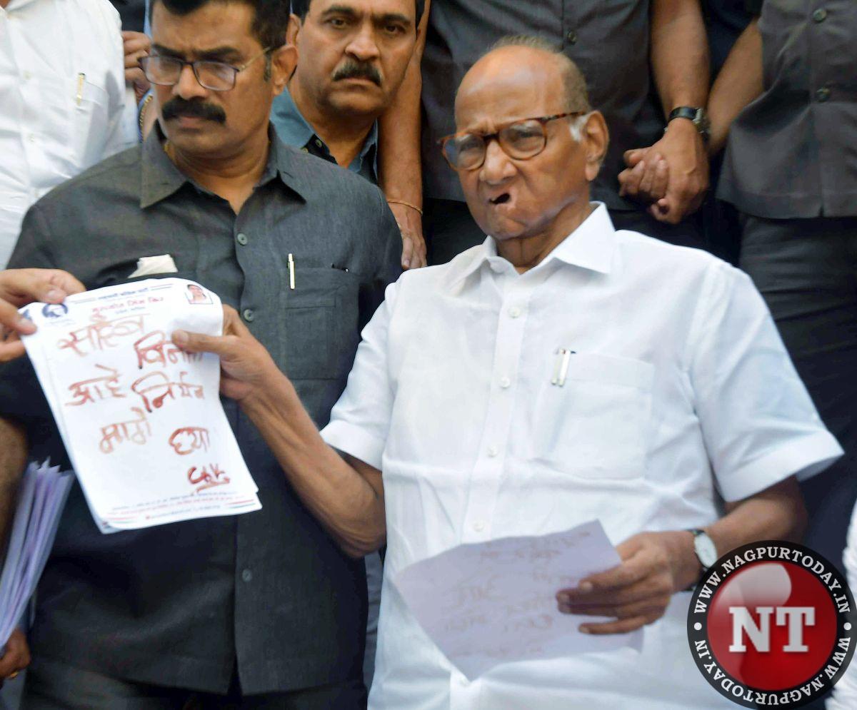 Sharad Pawar camp to sit in Oppn benches in assembly