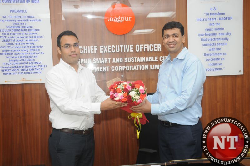 Prithviraj B P assumes charge as CEO of Nagpur Smart City