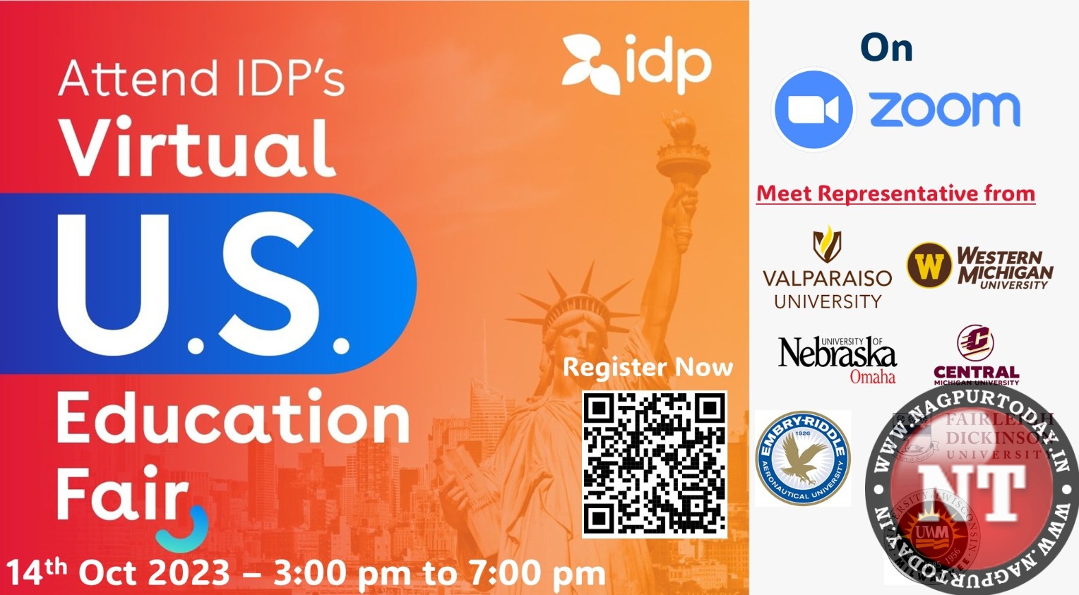 IDP Nagpur Virtual US Education Fair: Your path to studying in US