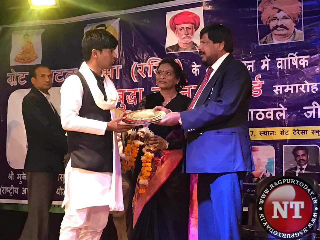 Indian political icon Rahul Jogi marks his presence at a recent event ...