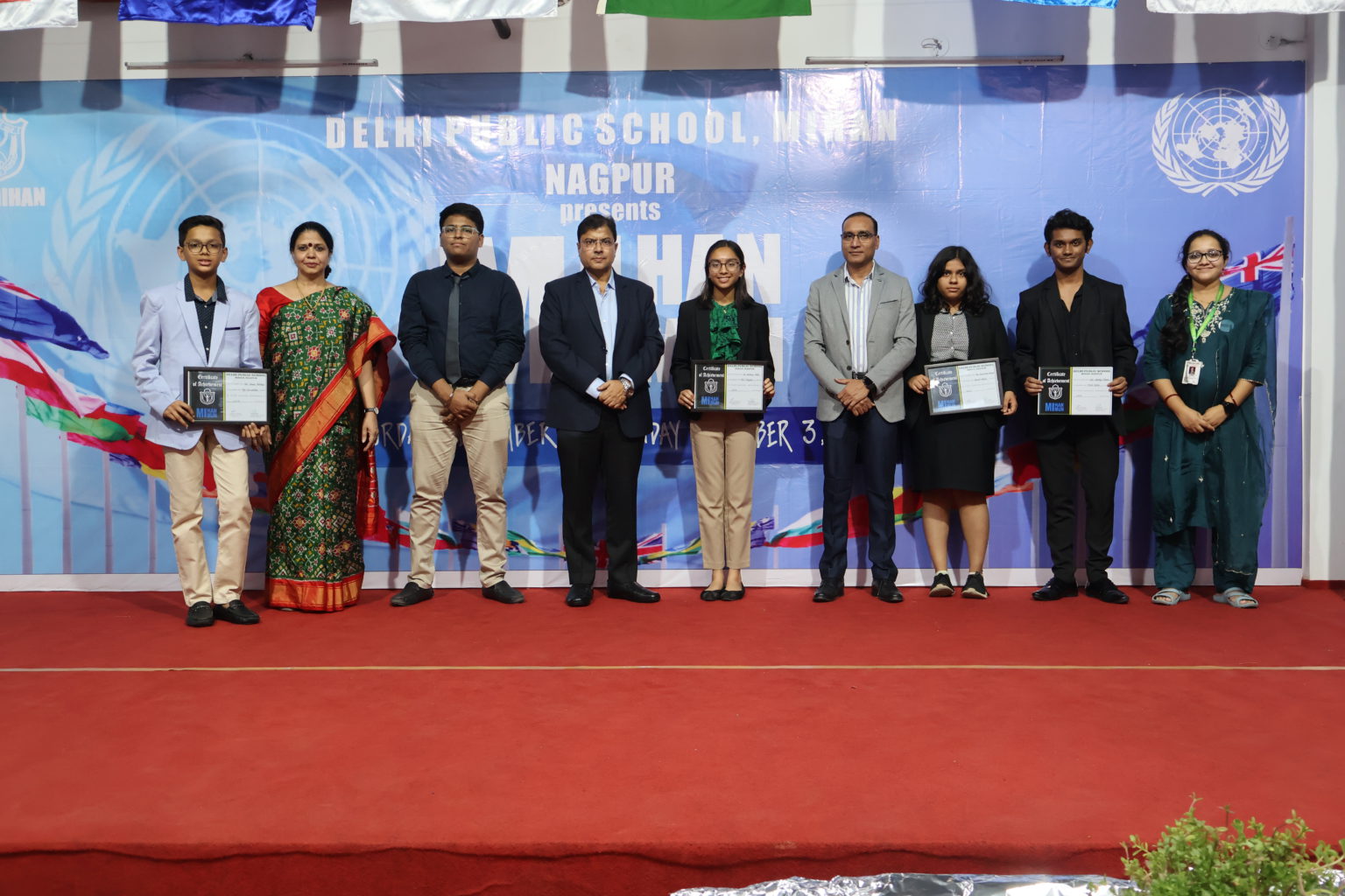 Valedictory Ceremony of MIMUN 3.0 was held on 3rd December 2023 in DPS ...