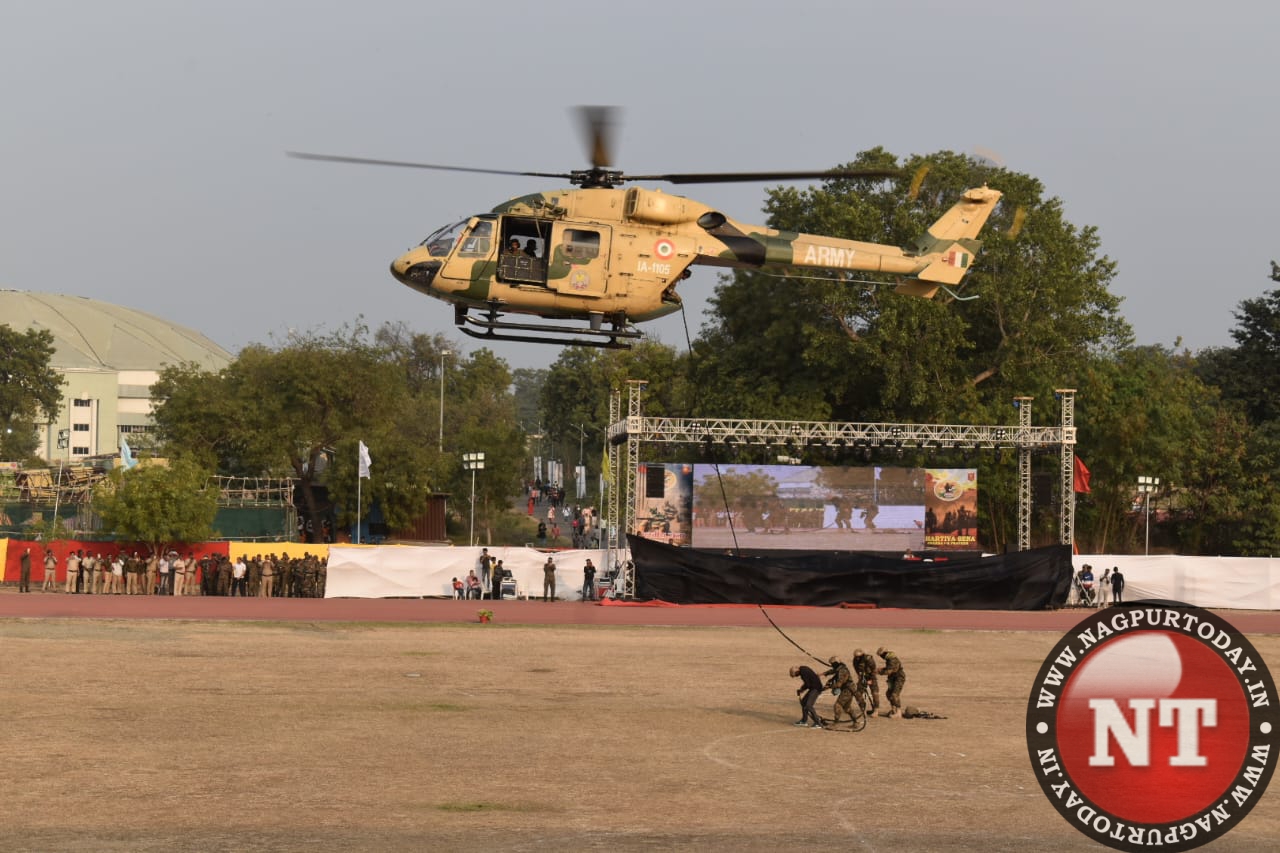 In Pics: Shaurya Sandhya & Combat Display by Army at Nagpur