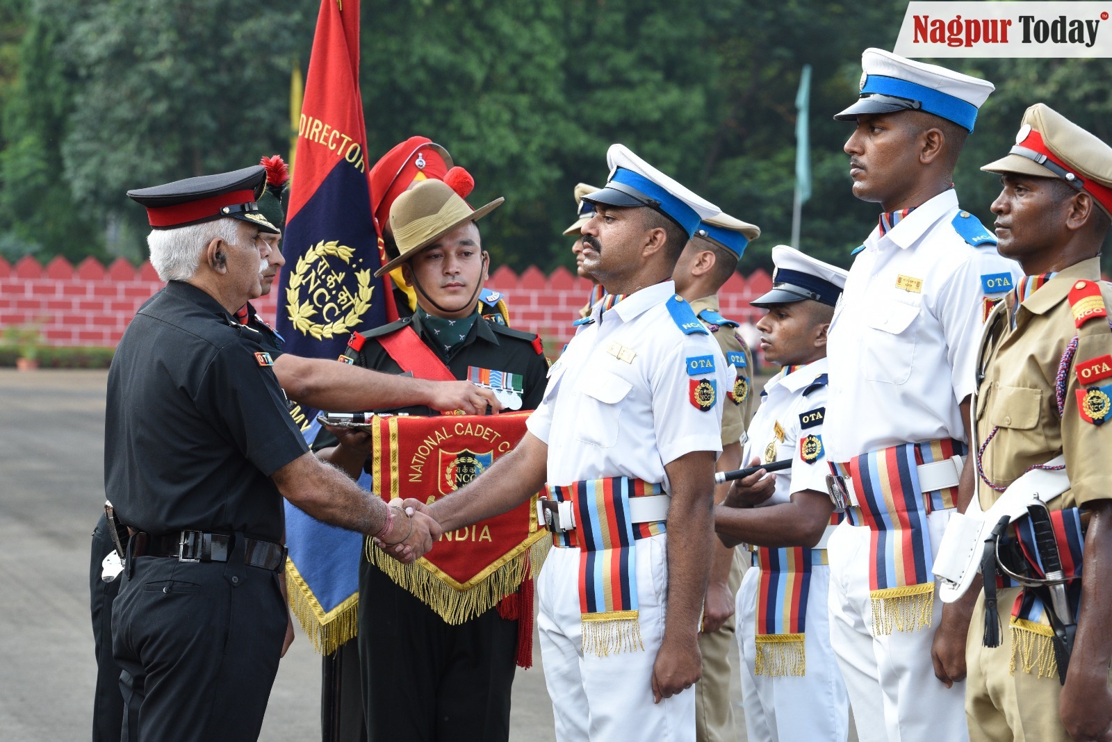 Passing out parade at NCC OTA, Kamptee