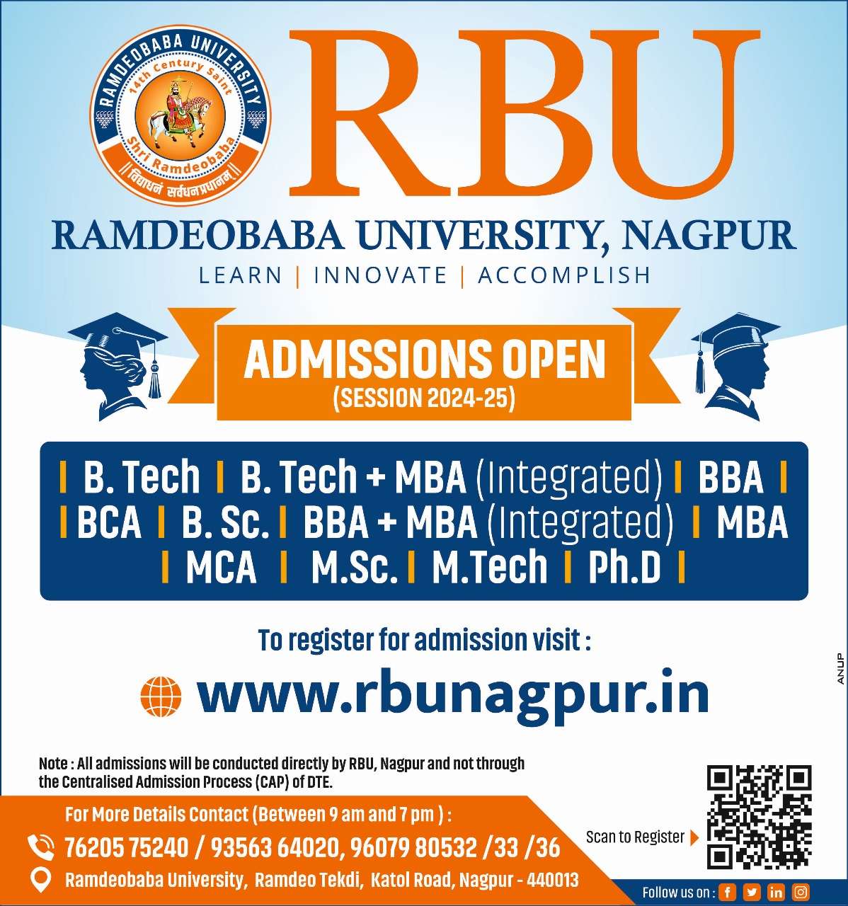 RMC Issues 'Orange Alert' for Nagpur, Bhandara, Chandrapur, and Gondia