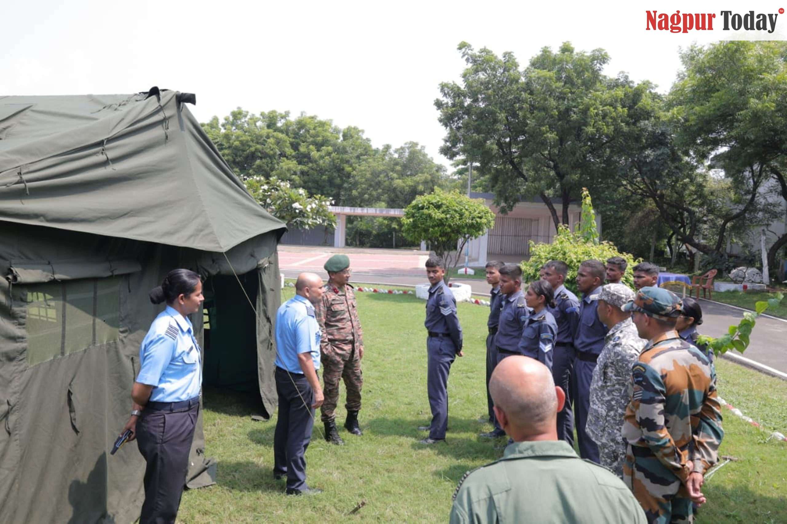 DDG MAH Brig V Kulkarni visits Pre-Vayu Sainik Camp-II at HQMC, Nagpur