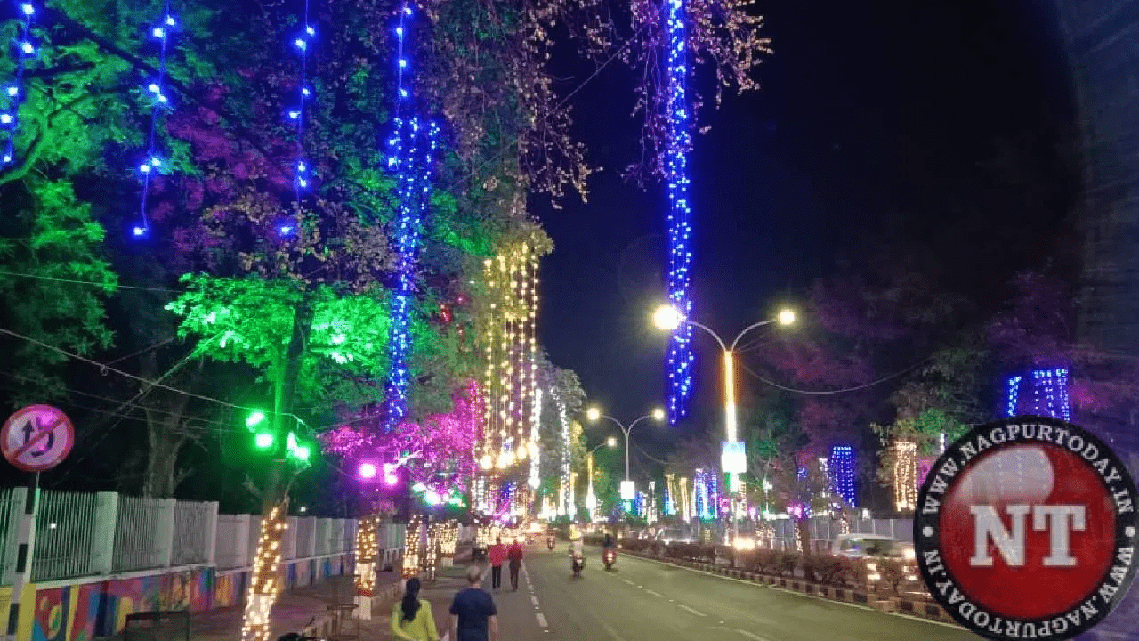 Thieves Steal 118 Night Lamps from Nagpur's VIP Road