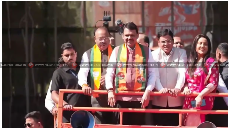 Deva Bhau in hometown: CM Fadnavis receives a hero’s welcome in Nagpur