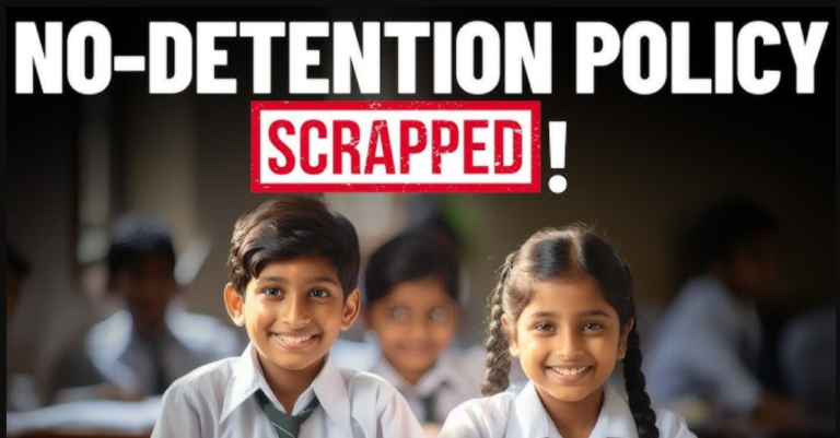 'No-detention policy' for classes 5, 8 scrapped in central schools