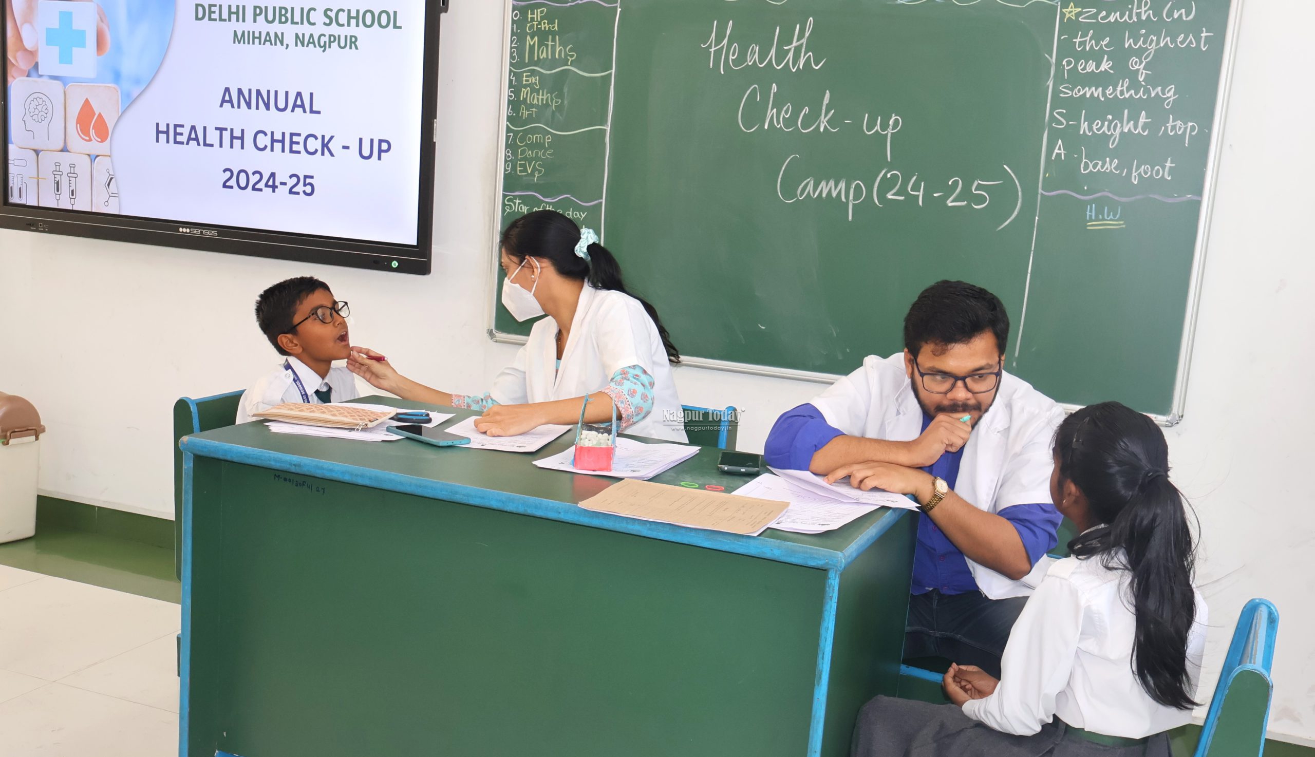 Free Health Check-Up Camp Organized at DPS MIHAN for Students’ Well-Being