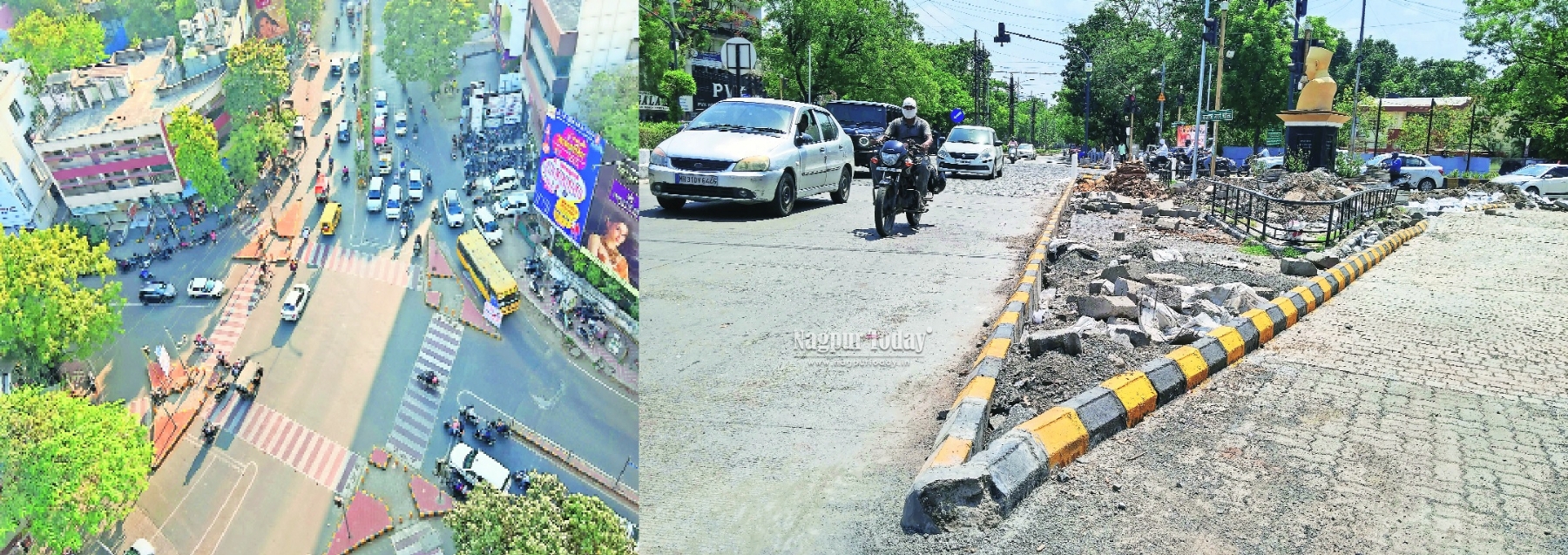 NMC revamps traffic islands at 12 key junctions to curb chaos and ...