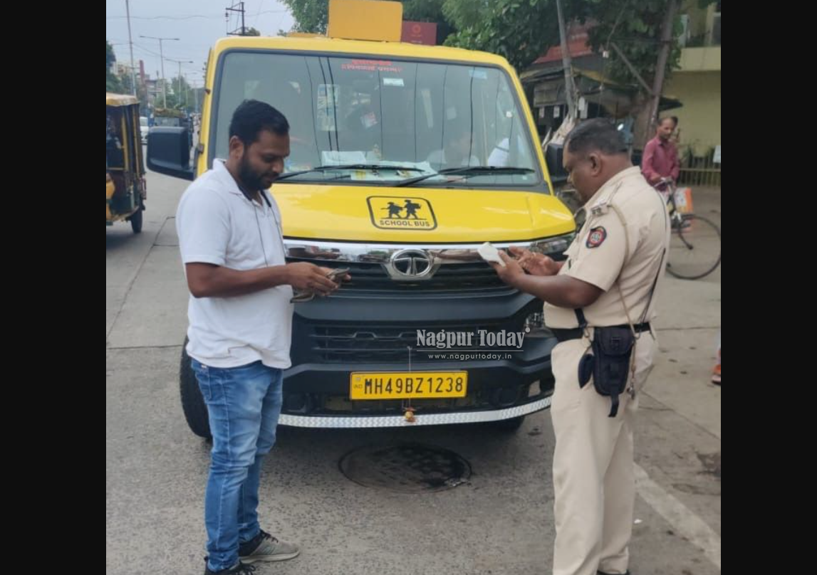 Safety first: 161 school buses, vans, autos face police heat in Nagpur ...